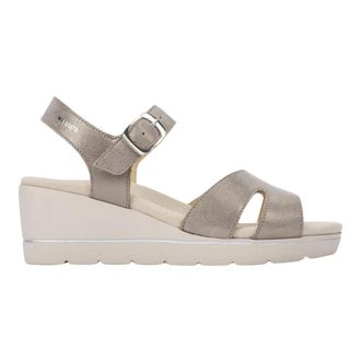 Mephisto Elisabeth Damen Sandale - Taupe Leder - - Shoes - Damen - Beige - 36 EU