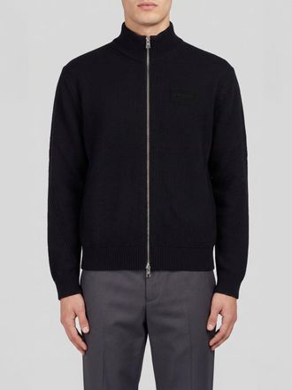 Givenchy Rollkragen-Strickjacke mit Rei&szlig;verschluss aus Woll-Kaschmir-Mischung