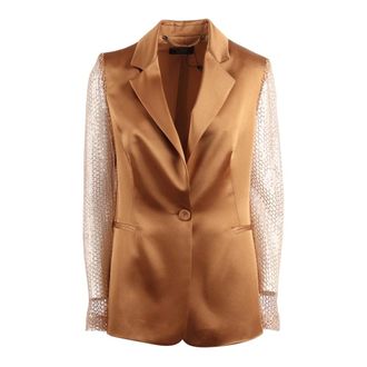 Clips Femme, Vestes, Brun, Taille: 40 FR E704.D42000031 Nocciola 612