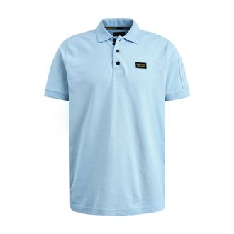 PME Legend Short Sleeve Polo American Classic - - Tops - Herren - Blau - XL