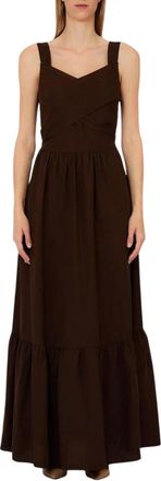 Liu Jo Femme, Robes, Brun, Taille: 38 FR Sacher Maxi Dress