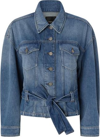Pinko Pinko, Femme, Blouses et Chemises, Bleu, Taille: 40 FR Vestes en jean