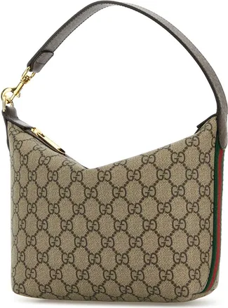 Gucci Womens Gg Supreme Fabric Small Ophidia Shoulder Bag Monogram Borse A Mano