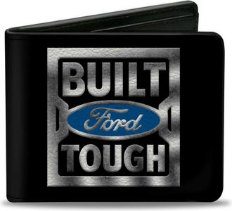 Buckle Down Herren Mit Schnalle Reisezubeh&ouml;r-Bi-Fold-Brieftasche, Built Ford Tough, 4.0 x 3.5
