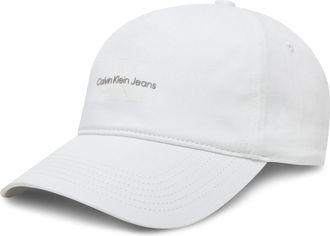 Calvin Klein Jeans Cap Calvin Klein Jeans Printed Monologo Cap LV04K5027G Wei&szlig;
