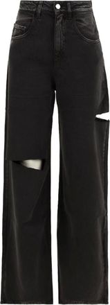 Icon Denim Los Angeles Femme, Jeans, Noir, Taille: W29 Jean Large Poppy