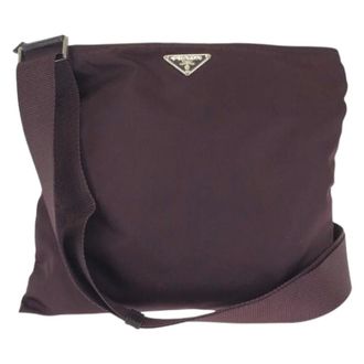 Prada Sac bandouli&egrave;re Pre-owned Tessuto en nylon - Femme - Pre-owned - Rouge - Taille: ONE Size