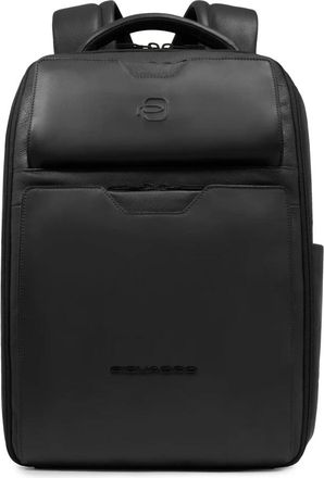 Piquadro Homme, Sacs, Noir, Taille: ONE Size Ael Sac &agrave; dos pour ordinateur portable 14