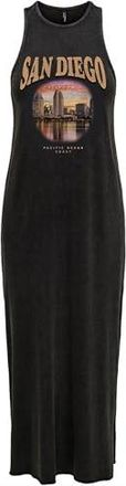 Only Onllucy Life S/L Drive Dress Box JRS, Noir, S Femmes