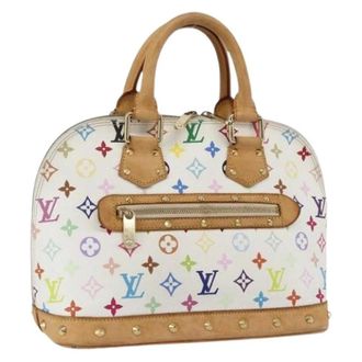 Louis Vuitton Sac &agrave; main en toile Pre-owned - Femme - Pre-owned - Blanc - Taille: ONE Size