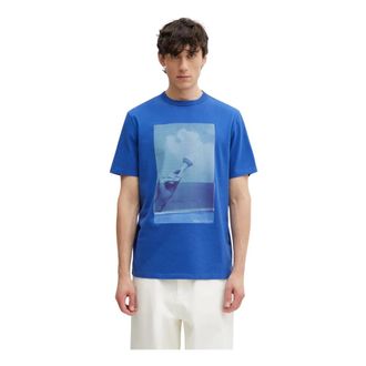 Barbour Scoop T-Shirt - - Tops - Herren - Blau - M