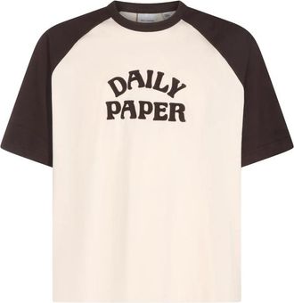 Daily Paper Clothing Logo-print Raglan-sleeve T-shirt