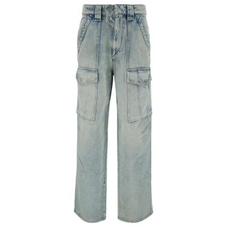 Isabel Marant Heilani Light Blue Cargo Jeans - - Jeans - Damen - Blau - S
