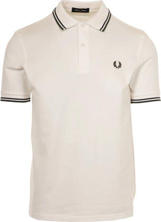 Fred Perry Herren, Oberteile, Weiß, SGröße