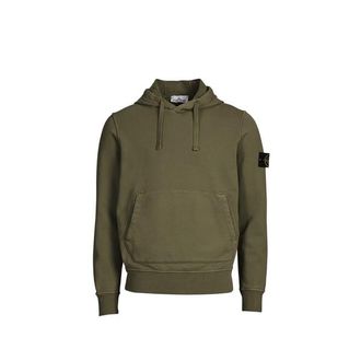 Stone Island Hoodie &agrave; capuche en coton