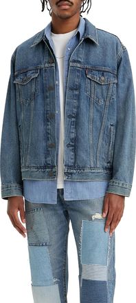 Levi's Herren New Relaxed Fit Trucker Jacke, Waterfalls, XXL