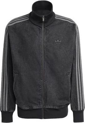 adidas Blouson denim col montant en coton