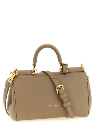Dolce & Gabbana My Sicily Top Handle Bag - Beige