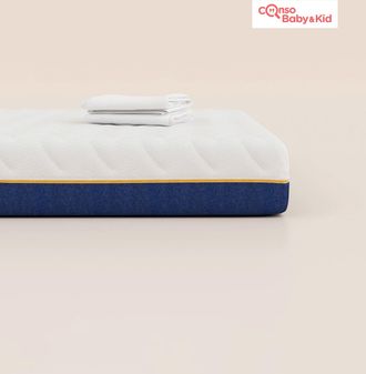 Tediber Matelas bébé 60x120 Tediber - Hypoallergénique & anti-acarien - Fabriqué en France - Idéal de 0 à 5 ans - Alèse bébé offerte