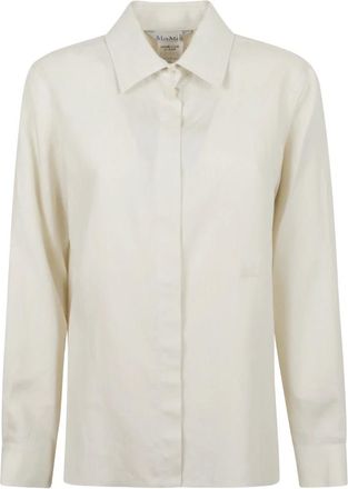 Max Mara Femme, Blouses et Chemises, Beige, Taille: 40 FR Max Mara Chemises