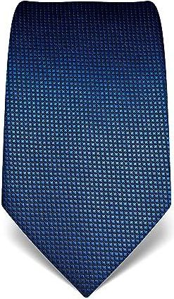 Vincenzo Boretti Cravate homme, pure soie, haute densité de tissage, anti-tâches, anti-salissures, hydrofuge, longue, accessoire pour la chemise et costume - motif à c