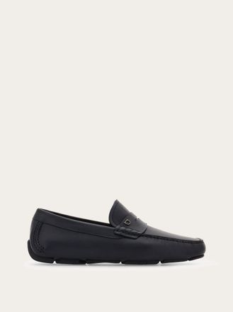 Ferragamo Herren Driver-Pennyloafer Blau Gr&ouml;&szlig;e 40.5