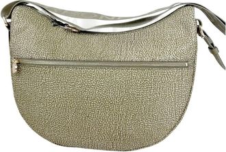 Borbonese Femme, Sacs, Vert, Taille: ONE Size Luna Bag Middle