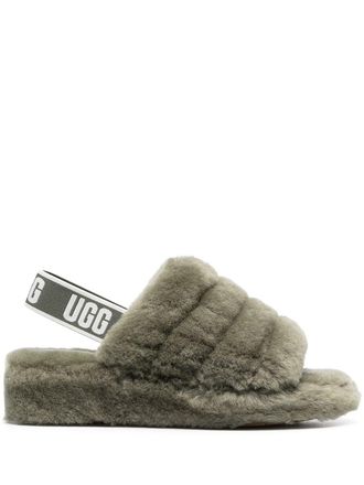 UGG sandales &agrave; design textur&eacute; - Vert