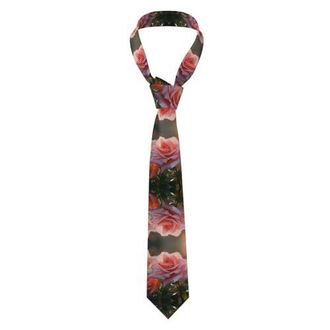 Generic Cravate Roses Roses Confortable Cravates Fine Cravate Pour Homme Pour Accessoires F&ecirc;te L&Eacute;cole