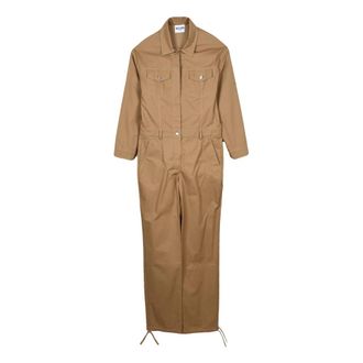 Moschino Overall aus Segeltuch - - Jumpsuits & Playsuits - Damen - Beige - S