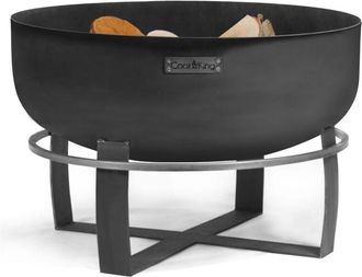 Cook King Cookking - Stahl Feuerschale xxl Viking Schwarz &oslash; 80x50 cm