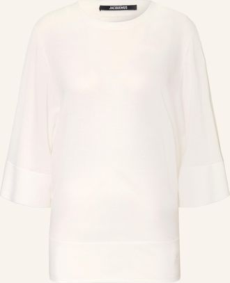 Jacquemus Jacquemus Pullover La Maille Mananco Mit 3/4-Arm weiss