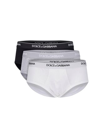 Dolce & Gabbana Set 3 Logo Briefs