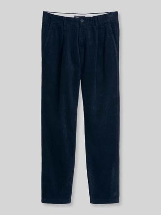 Marc O'Polo Tapered Fit Cordhose aus Baumwolle mit Bundfalten