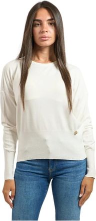 Yes-Zee YES Zee, Femme, Pulls, Blanc, Taille: 42 FR Pull ras du cou