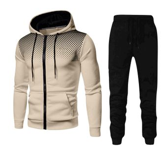 Generic MMRTDJDR Job Lot Whole Herren-Trainingsanz&uuml;, komplettes Set, Herren-Kuschel-Hoodie, Herren-Trainingsanz&uuml;, 2-teilig, l&auml;ssiger Kapuzen-Sportanzug, sport
