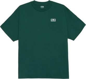 Obey Homme, Tops, Vert, Taille: XL Tee Yeux avec Logo Lat&eacute;ral Imprim&eacute;