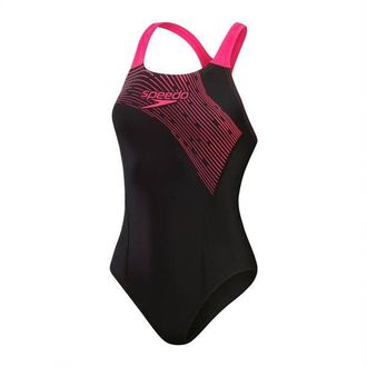 Speedo Damen Schwimmanzug Womens Medley Logo 1 Piece