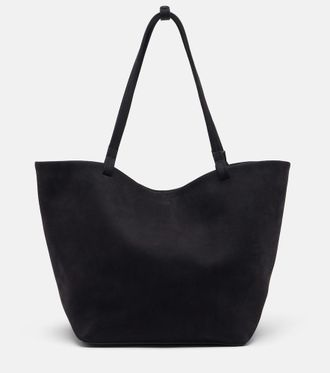 The Row Tote Bag Park Three aus Veloursleder