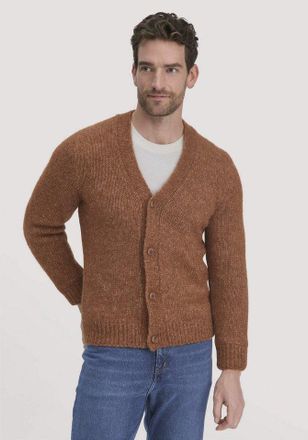 Hessnatur Strickjacke Relaxed aus Alpaka mit Bio-Baumwolle (1-tlg)