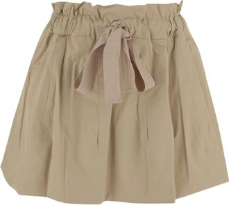 Patou Femme, Jupes, Beige, Taille: 40 FR Jupe Bloomer en Coton