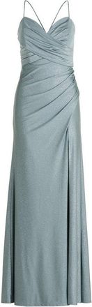 Vera Mont Abendkleid Damen im Glitzer-Look Wickel-Design
