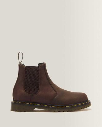 Dr. Martens 2976 Wl Crazy Horse Leder Chelsea Stiefel Schuhe in Braun, Gr&ouml;&szlig;e: 36
