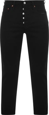 Levi's Damen 501 Crop Jeans,Black Heart,34W / 28L
