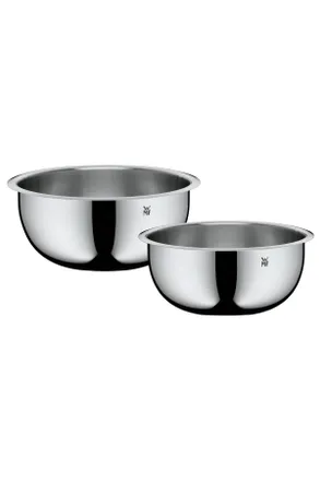 WMF Sch&uuml;sselset Gourmet, Silber, Metall, 2-teilig, rund, Essen & Trinken, Geschirr, Schalen & Sch&uuml;sseln, Sch&uuml;sselset