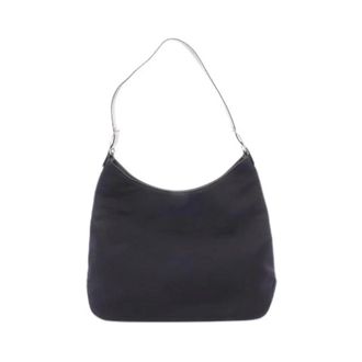 Ferragamo Pre-owned Vara Canvas Leather Shoulder Bag - - Pre-owned - Damen - Schwarzk - ONE SIZE