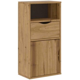 vidaXL Armoire lat&eacute;rale avec tiroir odda 40x24x79 cm bois massif pin Vidaxl