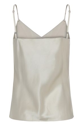 Sablyn Womens Silk Top With Adjustable Straps Panna Vests & Tank Tops