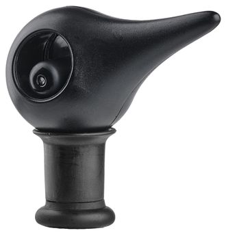 Zone Denmark Rocks Weinverschluss, Weinflaschenverschluss, 6,4 x 3,2 x 6,2 cm, Schwarz