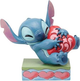 Enesco Disney Traditions Figurine Stitch Hugging Heart Hauteur 13 cm